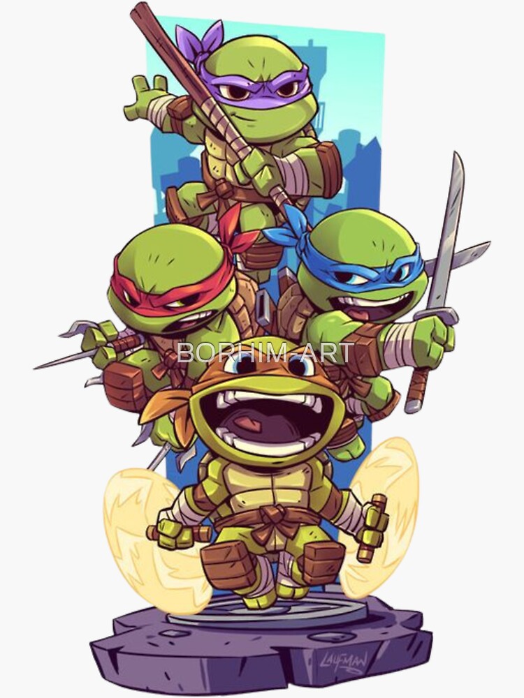 "TMNT-Teenage mutant ninja Turtles Essential" Sticker for Sale by ...