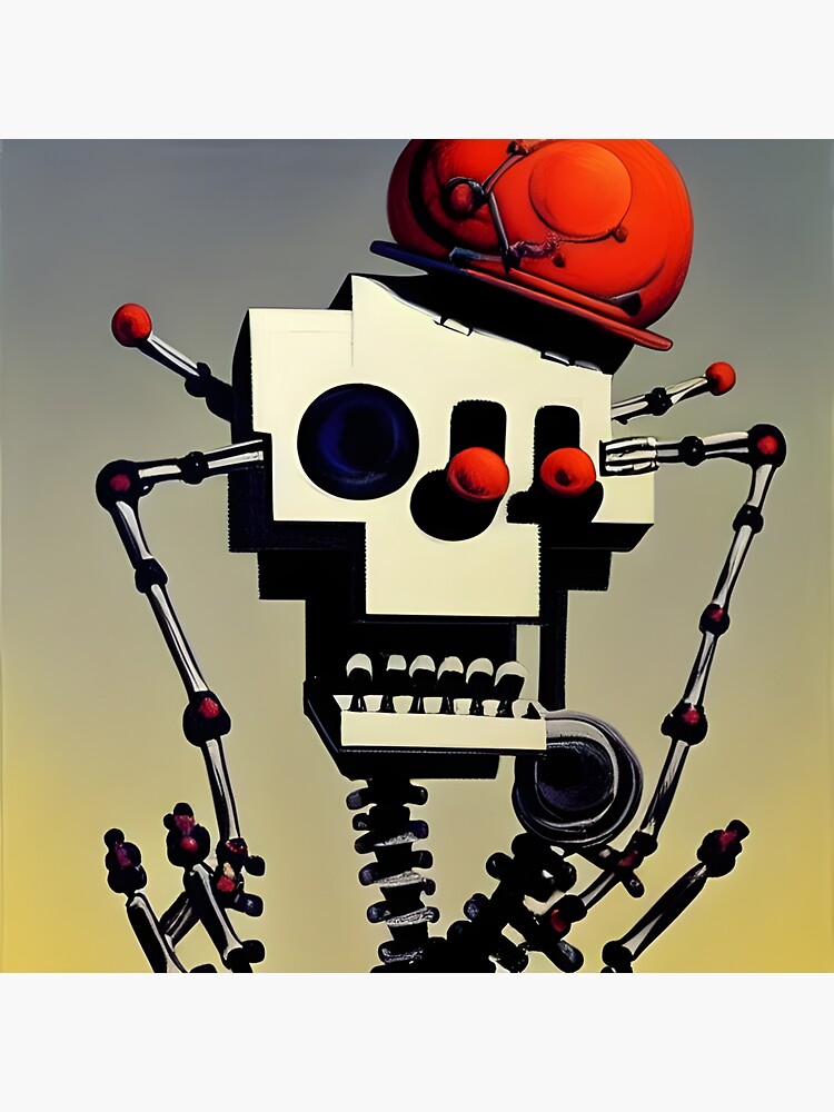 "Robot Skeleton" Sticker for Sale by numgis | Redbubble