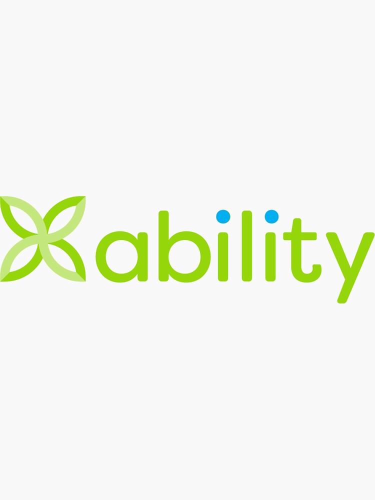"Ability Logo" Sticker for Sale by Ability Resource Association | Redbubble