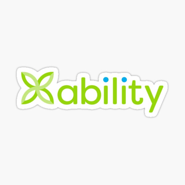 "Ability Logo" Sticker for Sale by Ability Resource Association | Redbubble