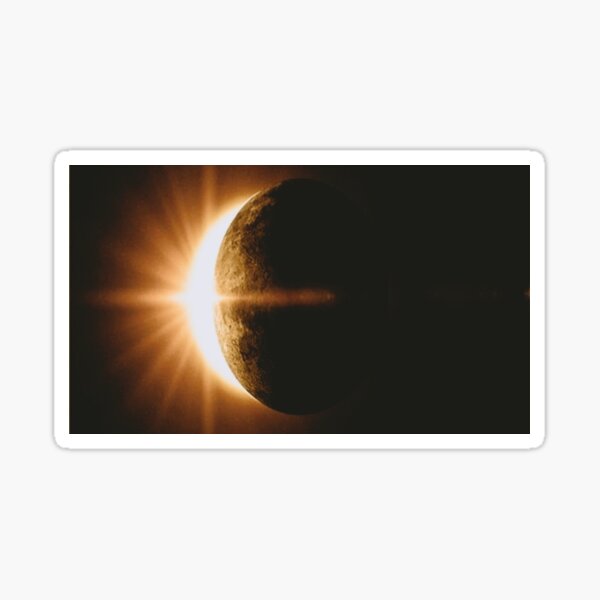 "solar eclipse" Sticker for Sale by Batotastore | Redbubble