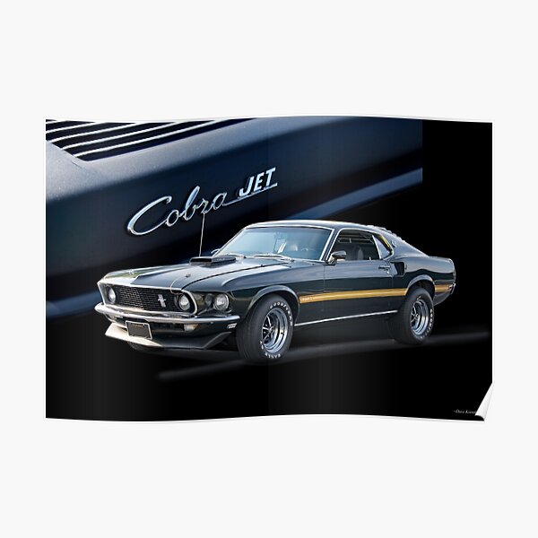 1969 Ford Mustang Posters | Redbubble