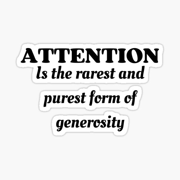 "generosity" Sticker for Sale by Longetivity | Redbubble