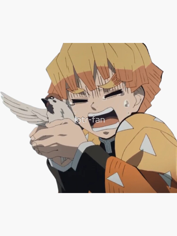 Pegatina «Zenitsu y Chuntaro ~ Demon Slayer» de lotr-fan | Redbubble