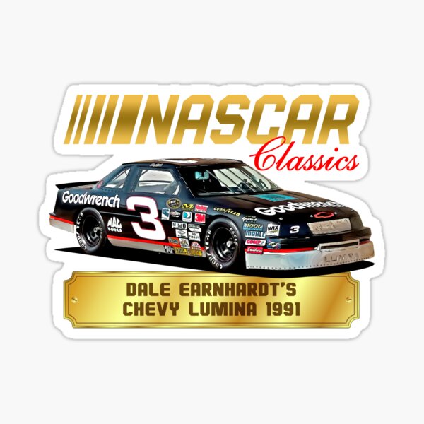 "Nascar Classics Dale Earnhardt 1991 retro style" Sticker for Sale by ...