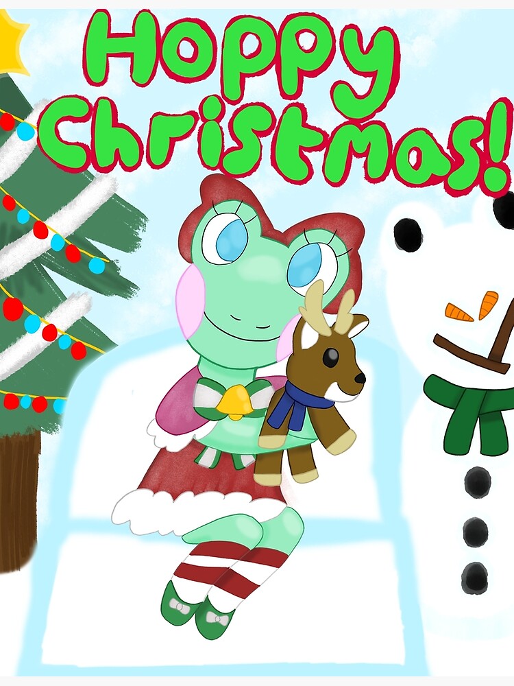 "Lilly Leaper: Hoppy Christmas!" Poster for Sale by Spectrumsketch ...