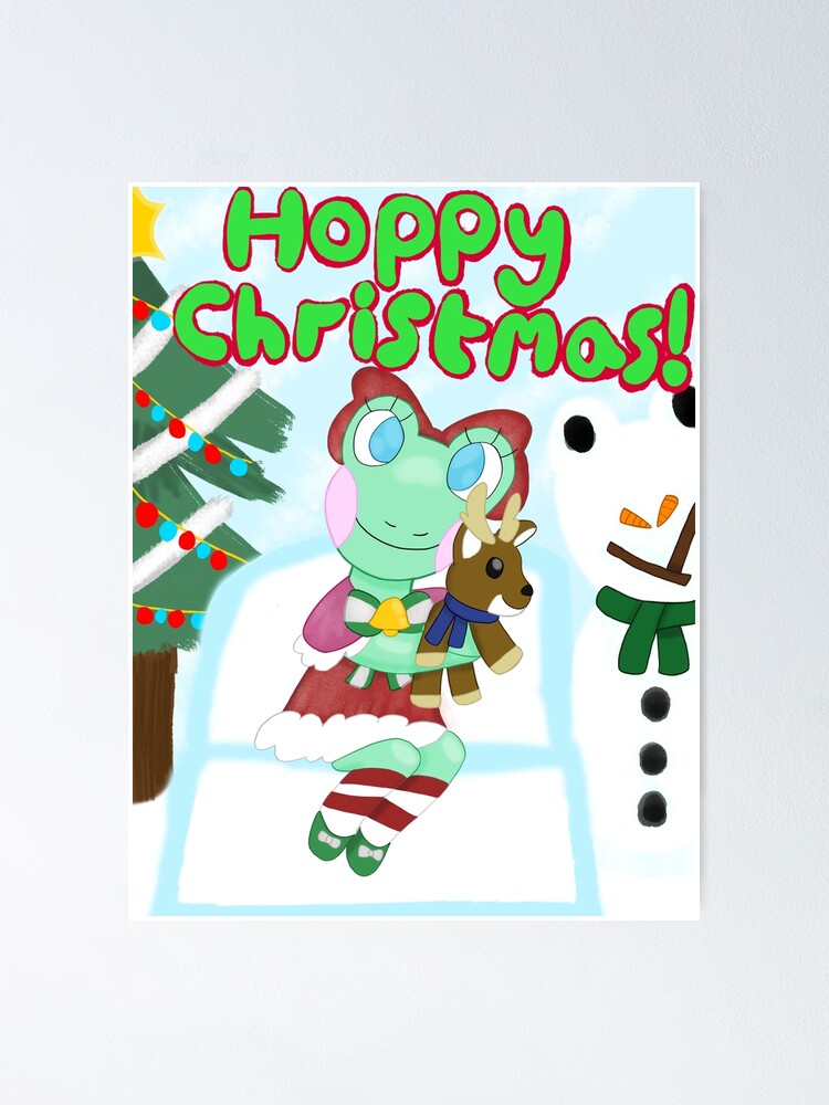 "Lilly Leaper: Hoppy Christmas!" Poster for Sale by Spectrumsketch ...