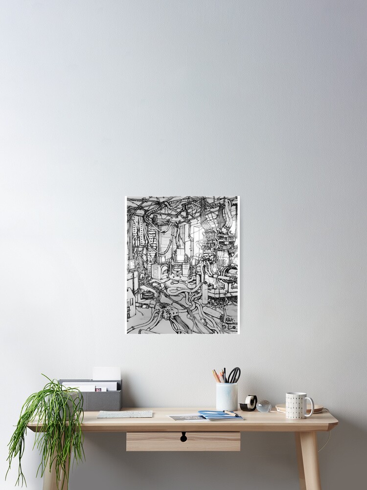 "Serial Experiments Lain - Bedroom Graphic " Poster for Sale by ...