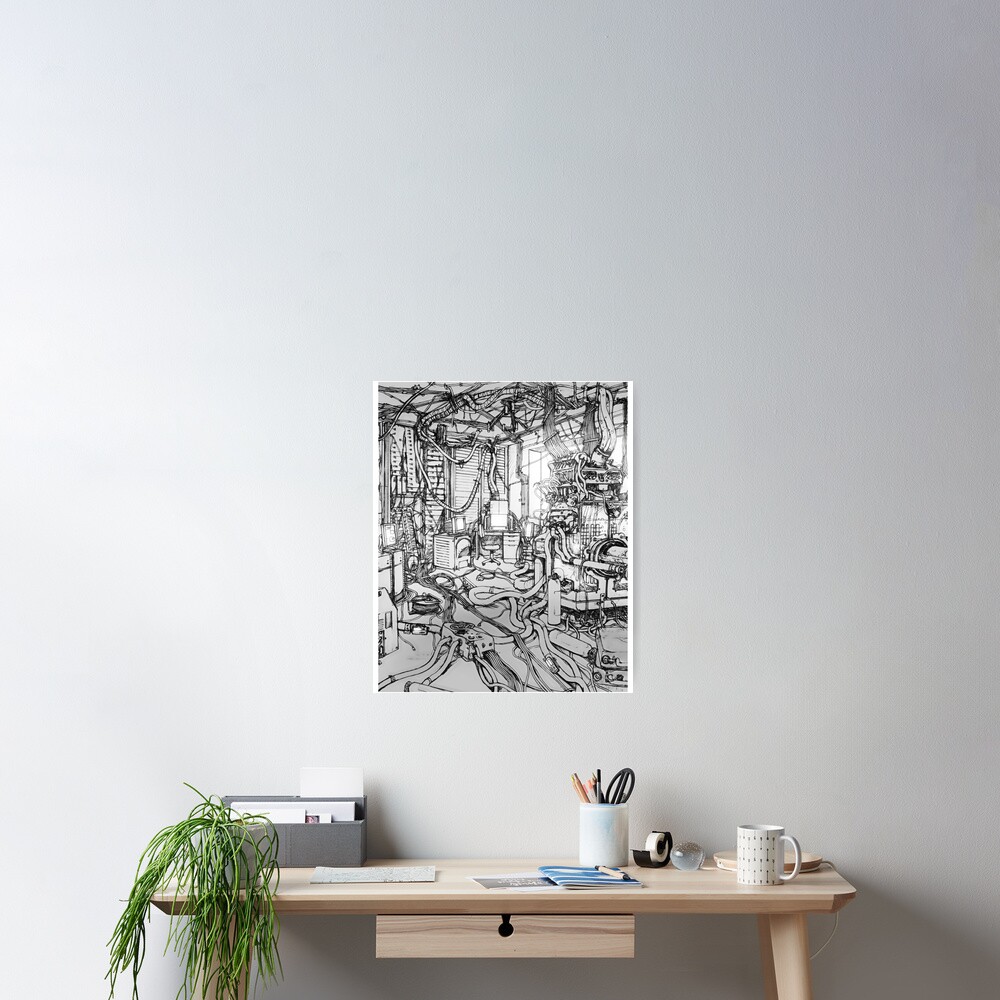 "Serial Experiments Lain - Bedroom Graphic " Poster for Sale by ...