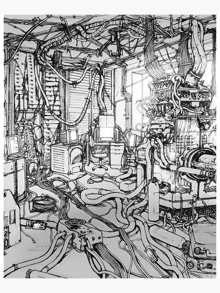 "Serial Experiments Lain - Bedroom Graphic " Poster for Sale by ...