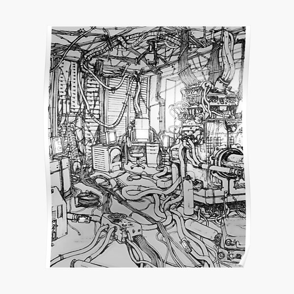 "Serial Experiments Lain - Bedroom Graphic " Poster for Sale by ...