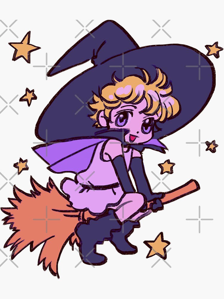 "I draw chibi vanilla riding on a broom with stars / sugar sugar rune ...