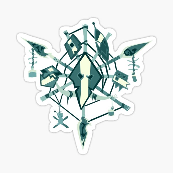"Minimalist Darkspear Crest" Sticker for Sale by mirandajanelj | Redbubble
