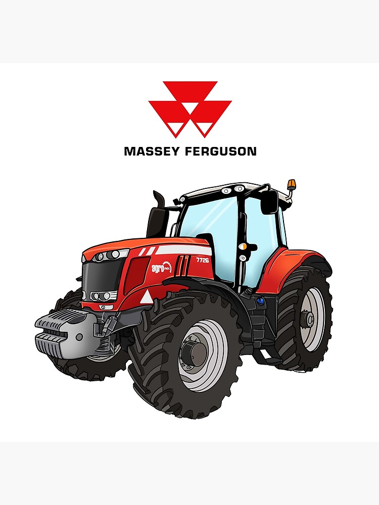 "Massey Ferguson Tractor Red Tractor" Poster for Sale by Neebotha ...