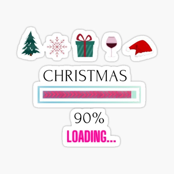 "LOADING" Sticker for Sale by YourPhrase | Redbubble