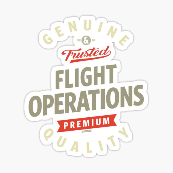 "Flight Operations" Sticker for Sale by cidolopez | Redbubble
