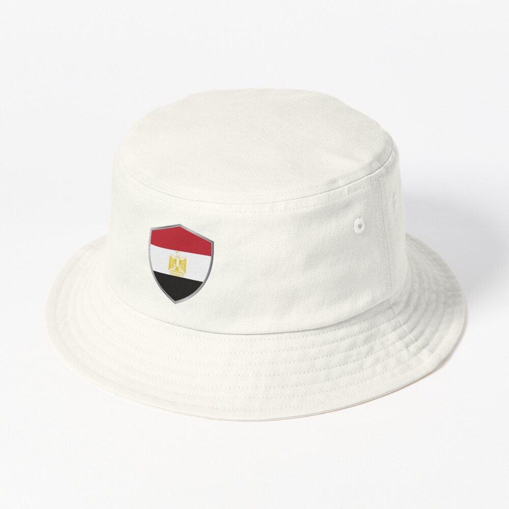 "Egyptian National Flag With Eagle of Saladin Shield Design" Sticker ...