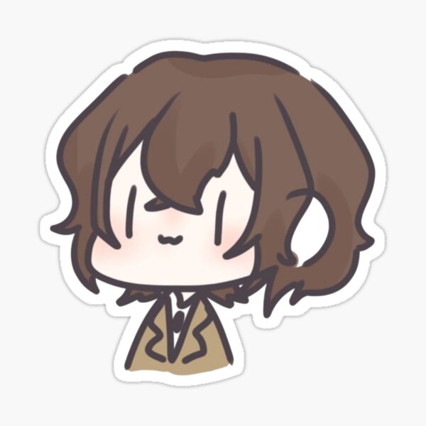 "dazai version cute" Sticker for Sale by Shanks0 | Redbubble