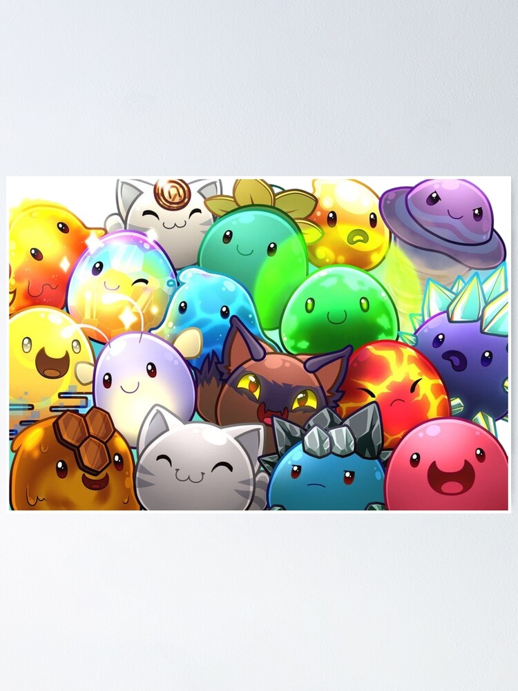 "Cute Slime Rancher - All In One" Poster for Sale by ZairaNZayan ...