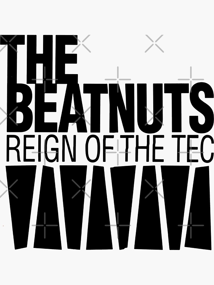 "Beatnuts Reign of the tec, 1993 promo" Sticker for Sale by TheJBeez | Redbubble