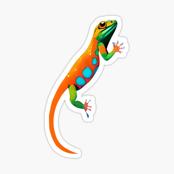 "Gecko" Sticker for Sale by omar-alsayed52 | Redbubble