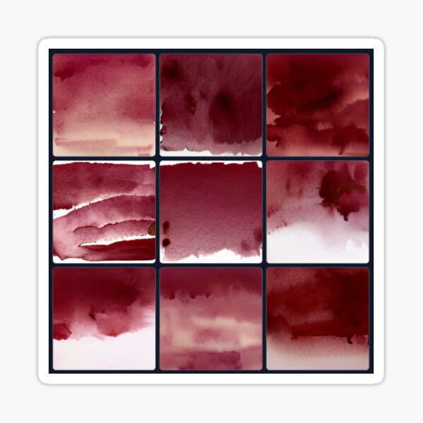 "Maroon Pack" Sticker for Sale by CinderPress | Redbubble