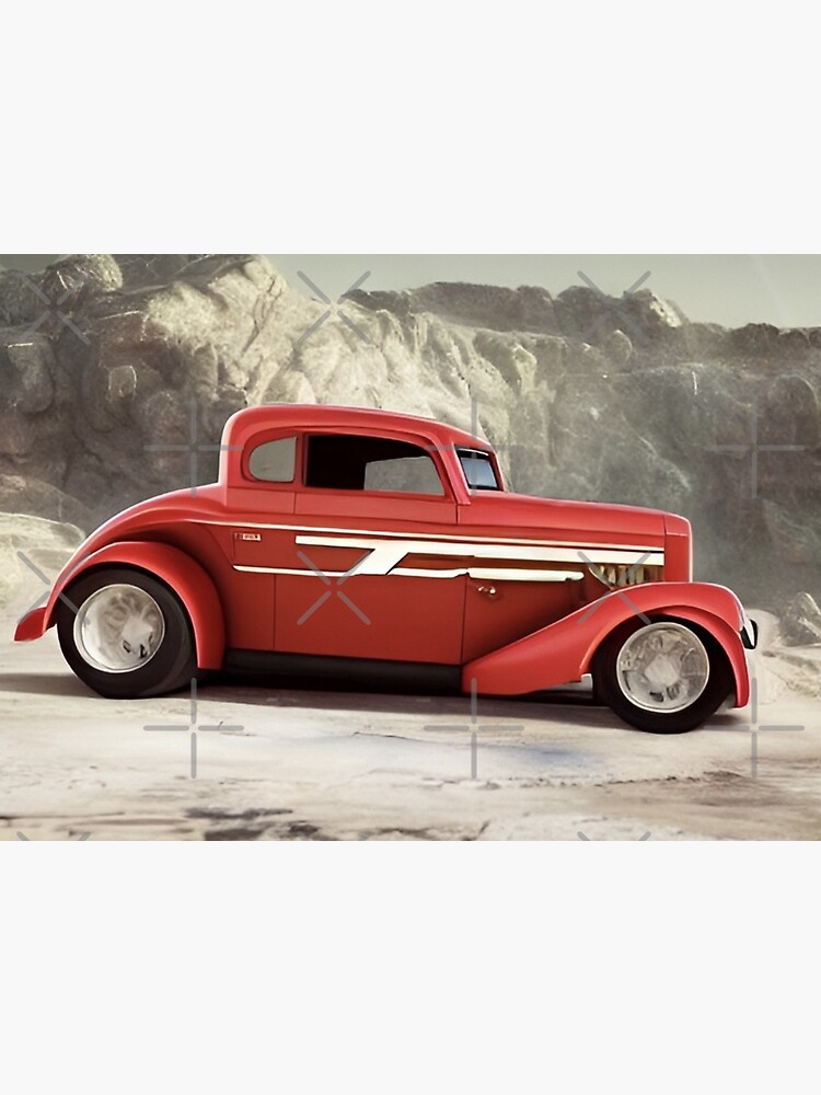 "Red 32’ roadster art print" Poster for Sale by bensclassicstuf | Redbubble
