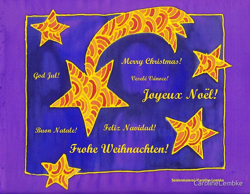 "International Christmas Greetings" by CarolineLembke | Redbubble