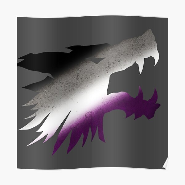 "Masquerade Pride Gangrel Asexual Flag" Poster for Sale by luxecoffin ...