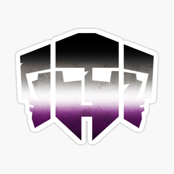 "Masquerade Pride Hecata Asexual Flag" Sticker for Sale by luxecoffin ...