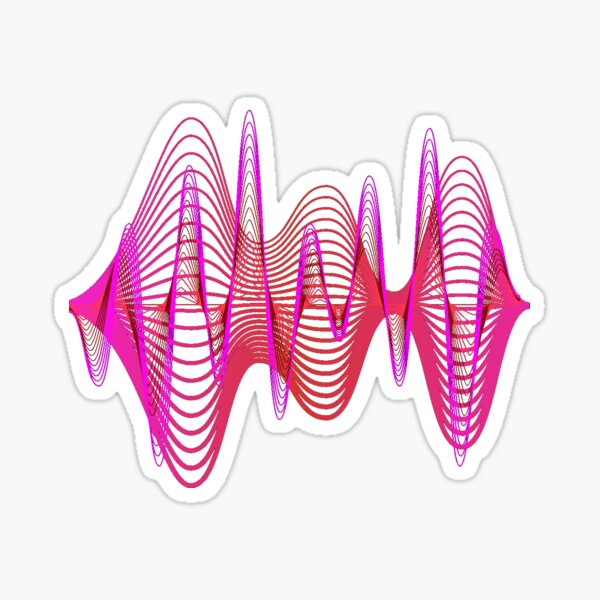 "music vibrations" Sticker for Sale by themeastar | Redbubble