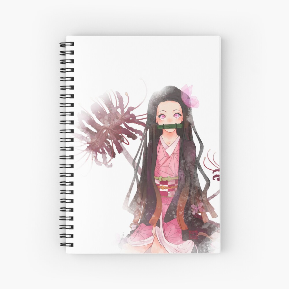 "Nezuko Kamado Demon Slayer Kimetsu no Yaiba alt" Spiral Notebook for ...