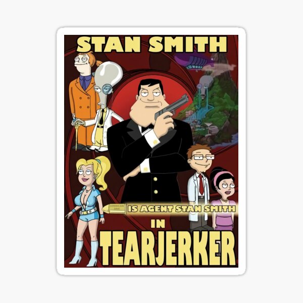"American Dad! | Agent Stan Smith" Sticker for Sale by jonathanzmed ...