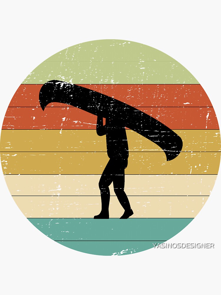 "Canoe Portage Symbol Canoeing lover" Sticker for Sale by ...