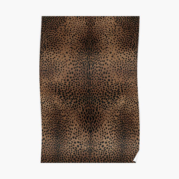 "CHEETAH print classic colorway" Poster for Sale by nucleusdesign ...