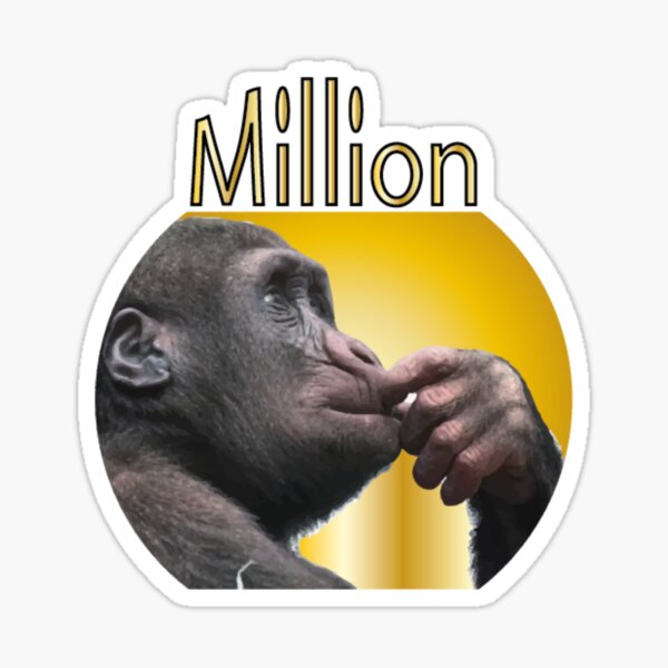 "million dollars" Sticker for Sale by Alkhateeb2023 | Redbubble