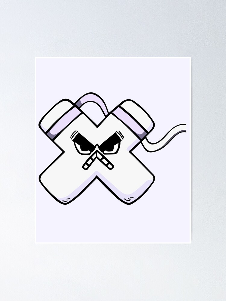 "Alphabet Lore letter X" Poster for Sale by U-name | Redbubble