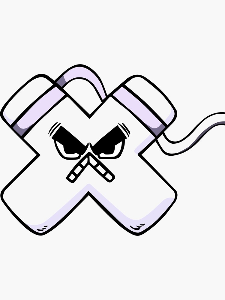 "Alphabet Lore letter X" Sticker for Sale by U-name | Redbubble