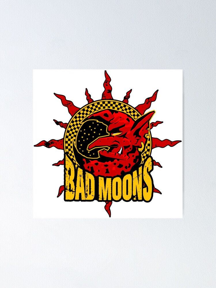 "Bad Moons Crest" Poster for Sale by ThomasKadmon | Redbubble