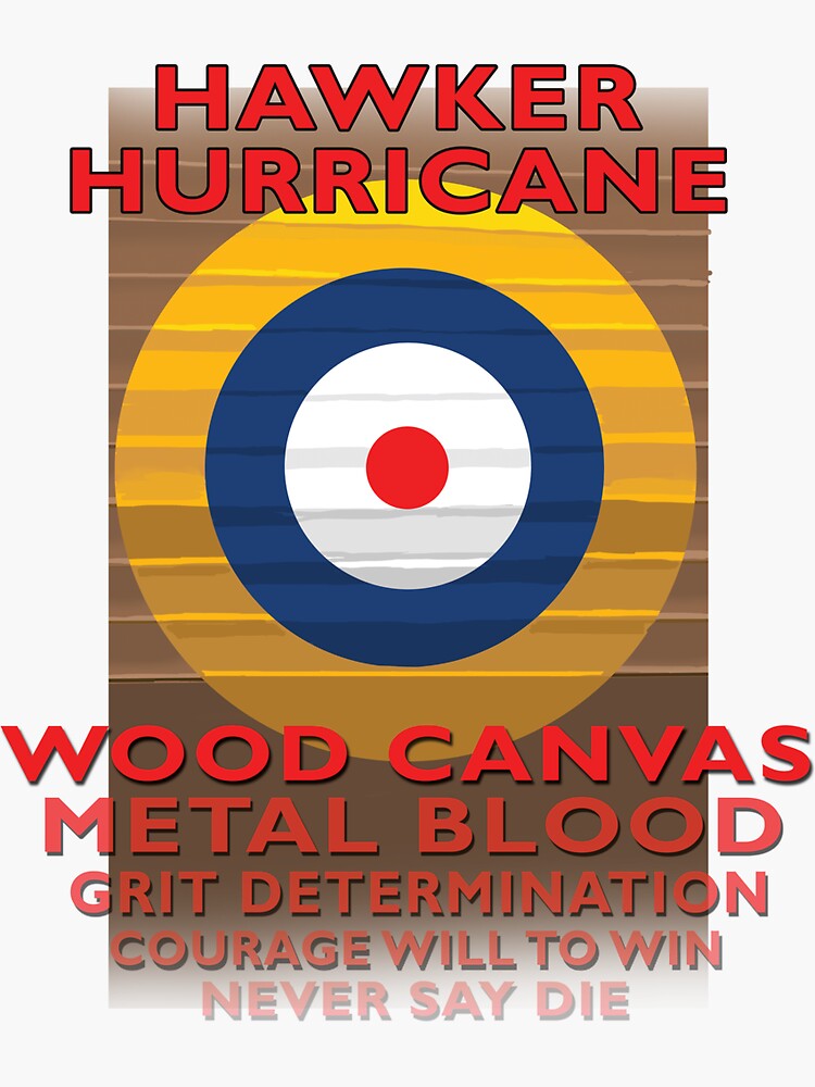 "Hawker Hurricane: Attractive RAF national roundel aviation design ...