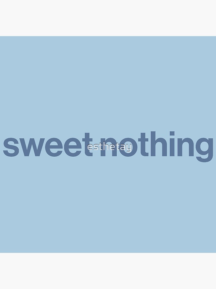 "taylor swift sweet nothing " Poster for Sale by esthetay | Redbubble