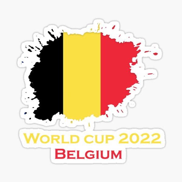 "world cup 2022, Belgium " Sticker for Sale by Eeem95 | Redbubble