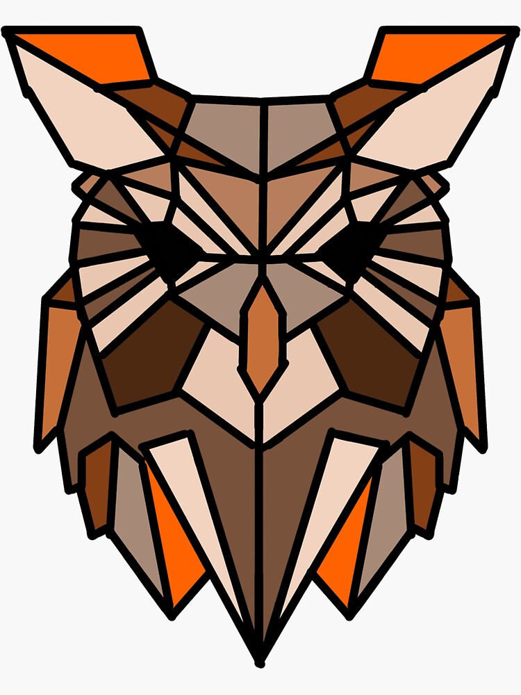 "owl face" Sticker for Sale by Plenearth | Redbubble