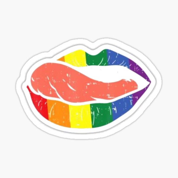 "Lipstick colors Sexy Lips, Bite One's Lip. Lips Biting" Sticker for ...