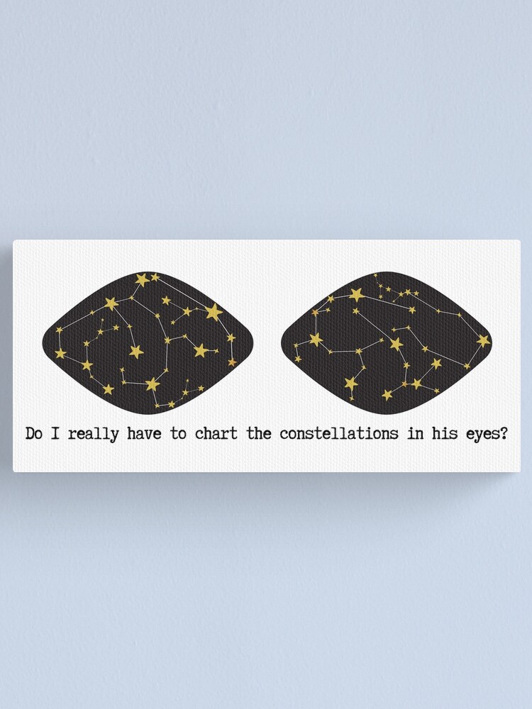 "Taylor Swift High Infidelity - Do I really have to chart the constellations in his eyes" Canvas ...