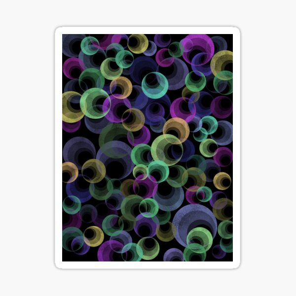 "Bubbles" Sticker for Sale by NO-E | Redbubble
