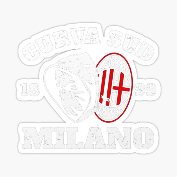 "CURVA SUD MILANO" Sticker for Sale by lynravno | Redbubble