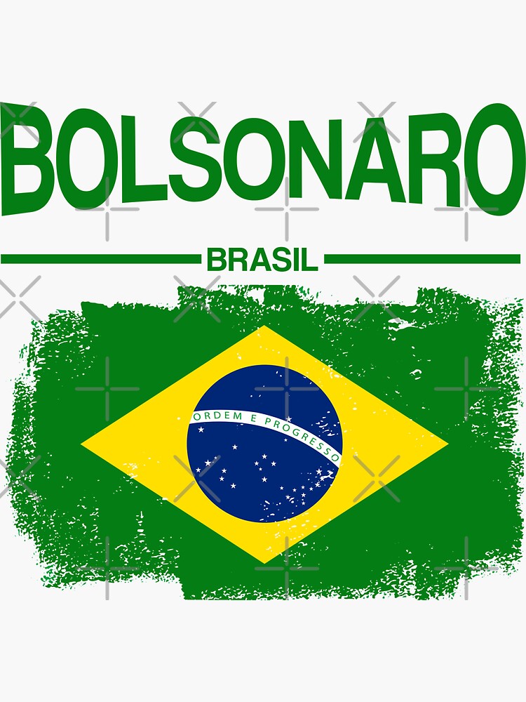 "Bolsonaro Presidente do Brasil" Sticker for Sale by rachimariposa ...