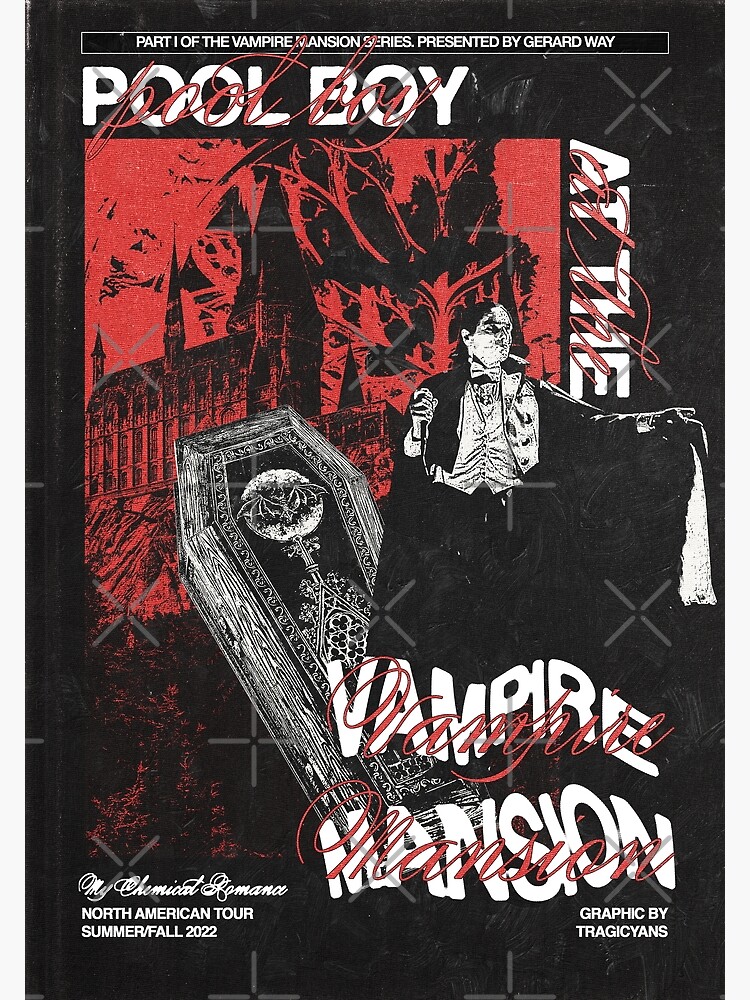 "pool boy at the vampire mansion" Poster for Sale by tamaragraphics ...