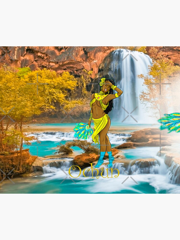 "Ochun orisha is the Yoruba Goddess of love, fertility, and maternity ...